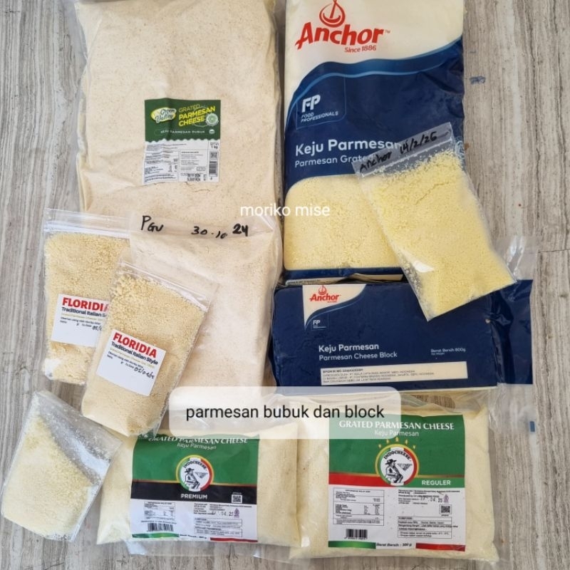 Jual [ 250 gr ] BACA! keju parmesan bubuk INDOCHEESE Anchor FLORIDIA ...