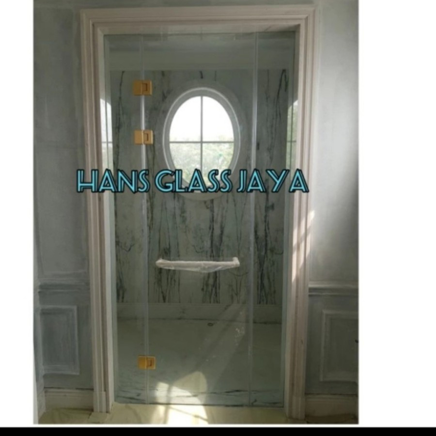 Jual SHOWER BOX KACA ACCSESORIES GOLD/PINTU KACA FRAMELESS KAMAR MANDI ...