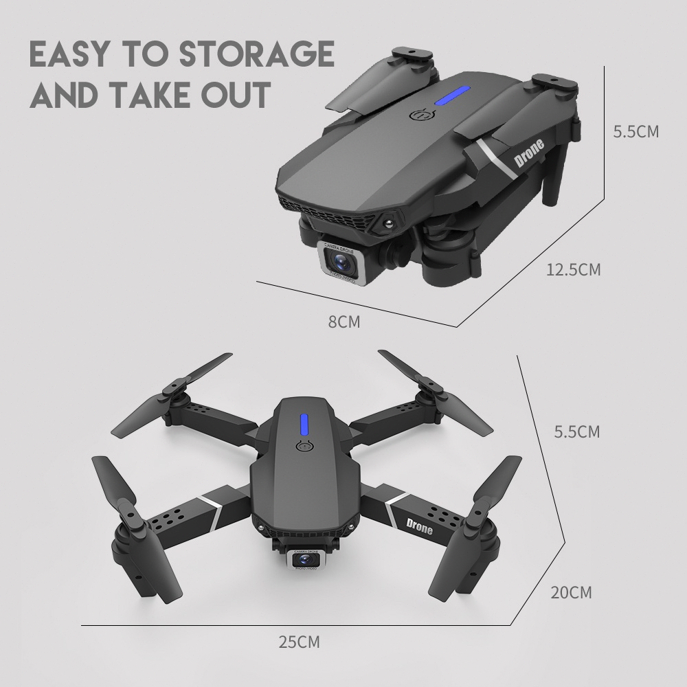 Jual Drone E88-E99 Pro 4K HD Drone WiFi Kamera Drone | Shopee Indonesia