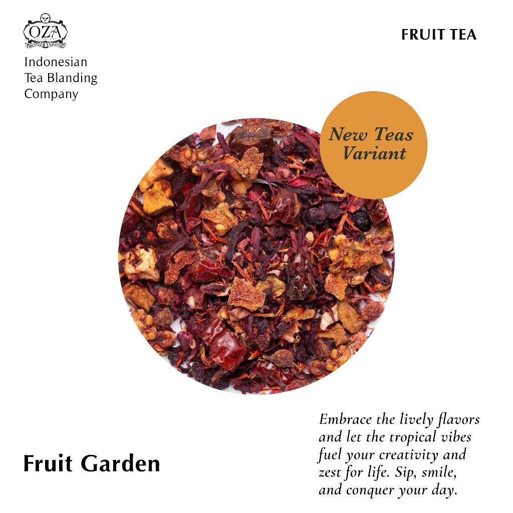 Jual OZA Tea | Fruit Garden | Fruit Tea | 40 gram (10 cups) | Shopee ...