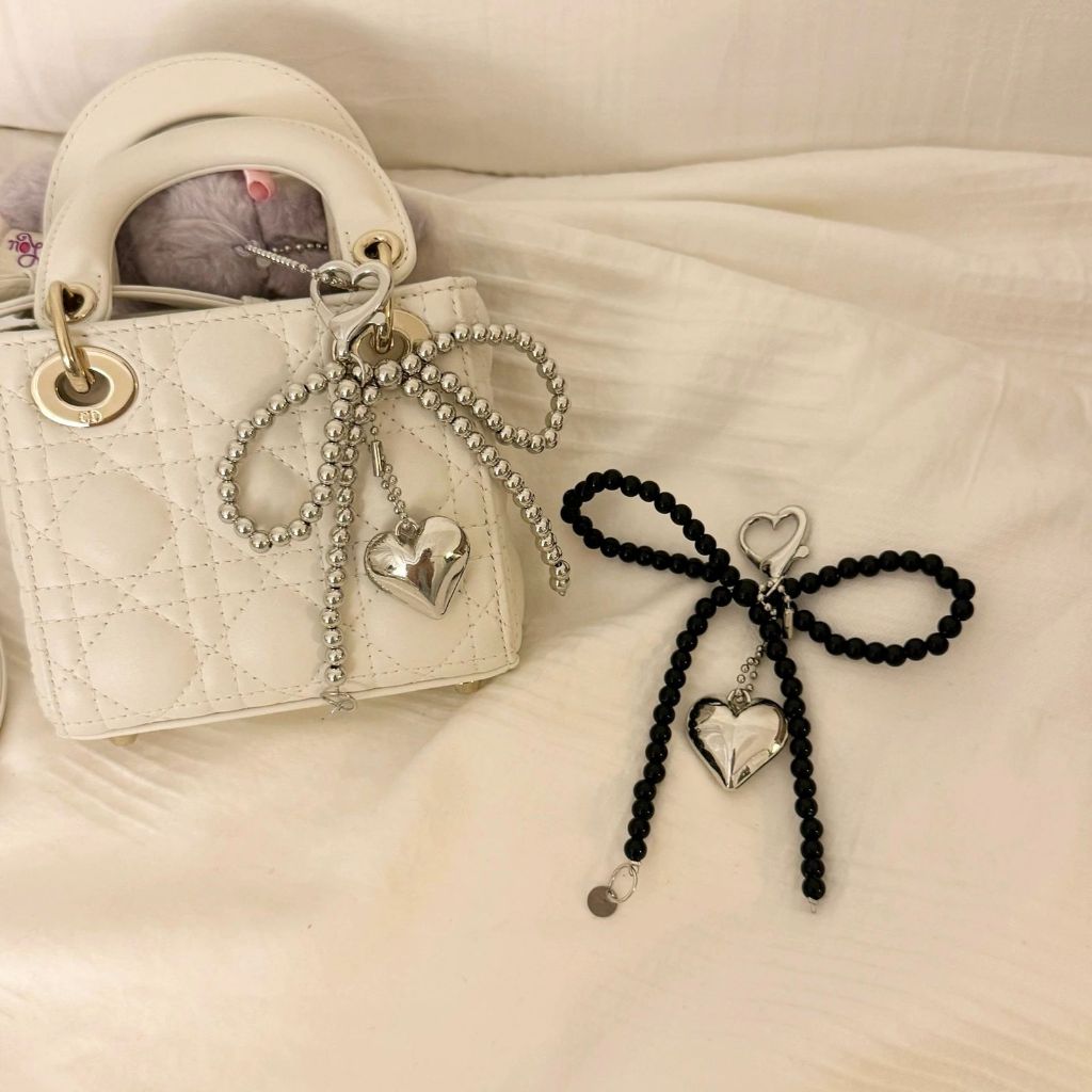 Jual [HARU] Short Pearl Ribbon Series Phone Strap Accessories HP Gantungan Bag Charm Decor HP ...