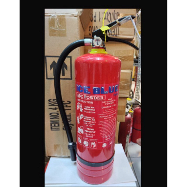 Jual APAR Tabung Pemadam Api 4 kg powder Ice Blue 4kg | Shopee Indonesia