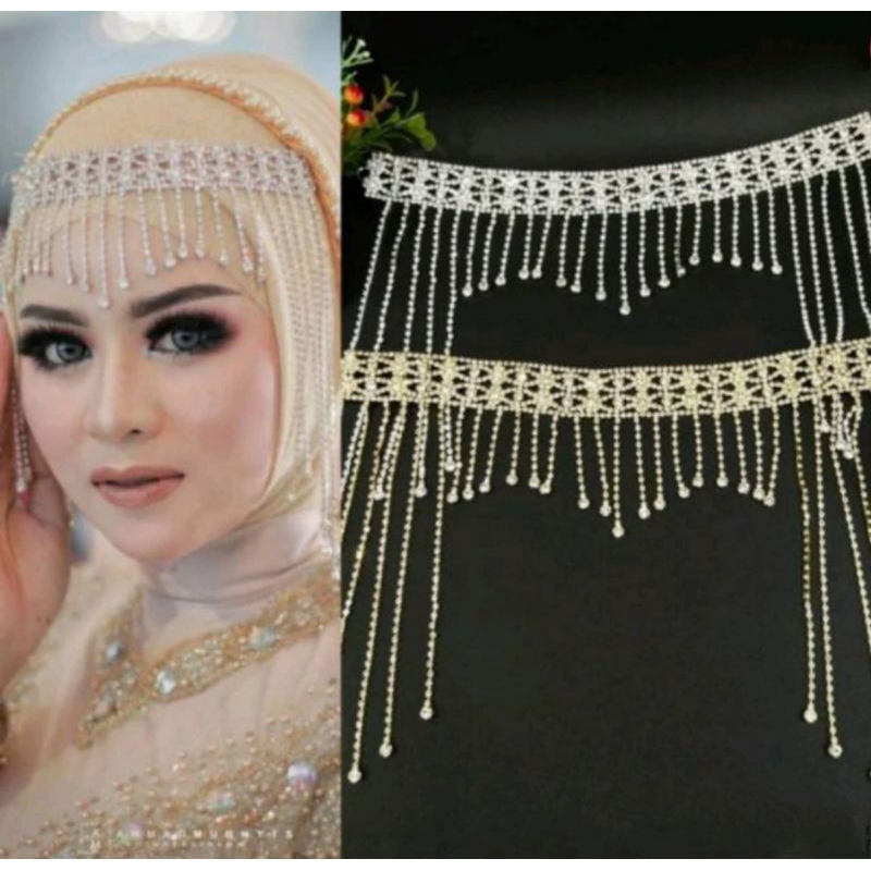 Jual Hiasan Dahi Hijab Cleoptra | Shopee Indonesia
