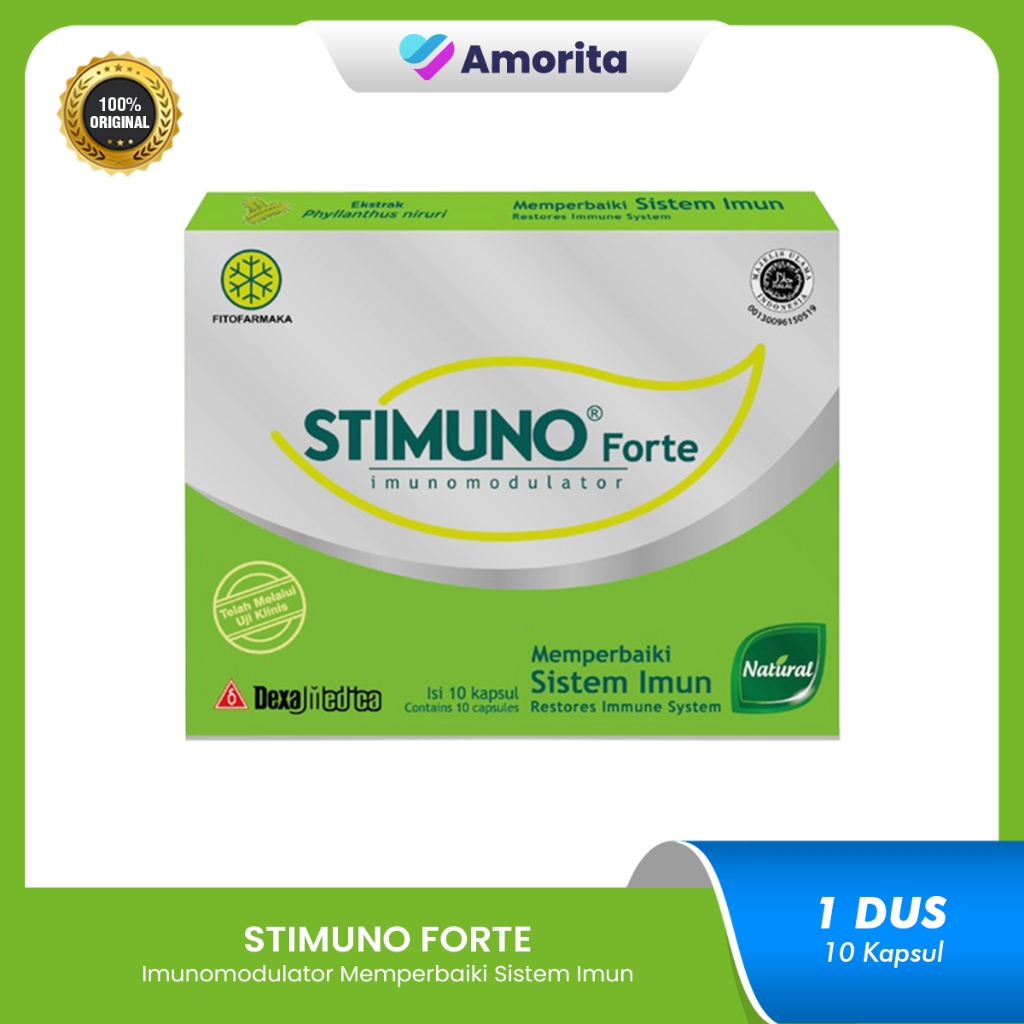 Jual Stimuno Forte isi 10 Kapsul Herbal - Memperbaiki Sistem Imun Tubuh ...
