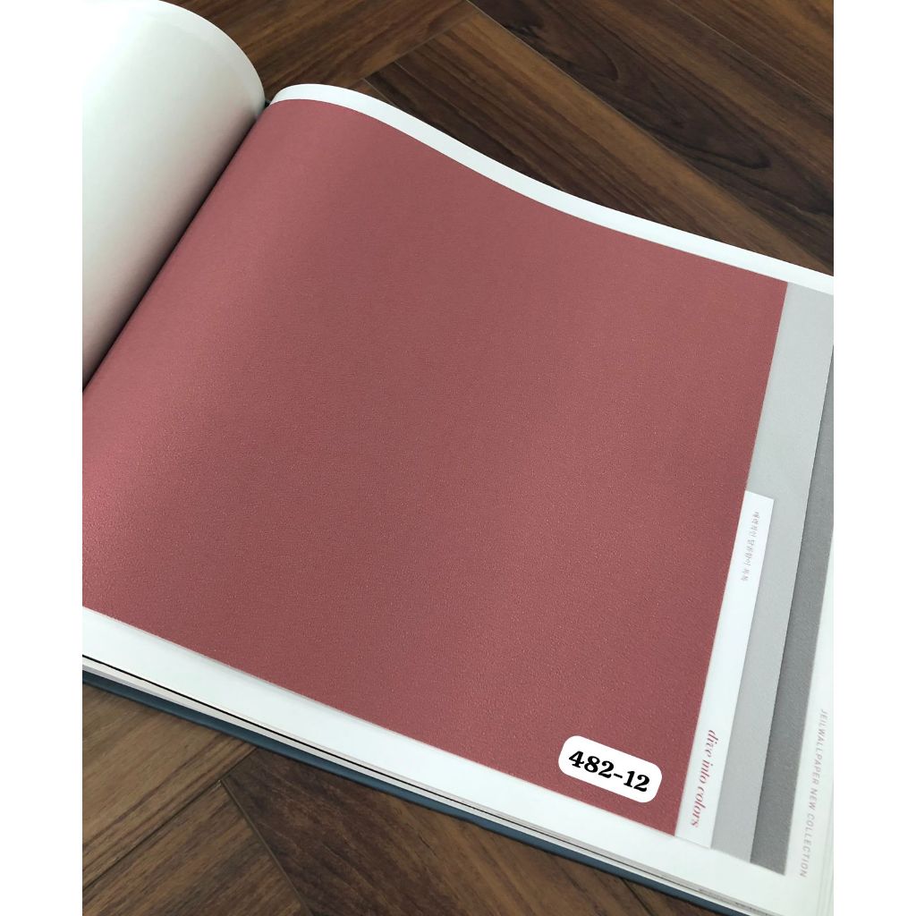 Jual Wallpaper Dinding Polos Cat Tembok Merah Salem Putih Kantor Basic ...