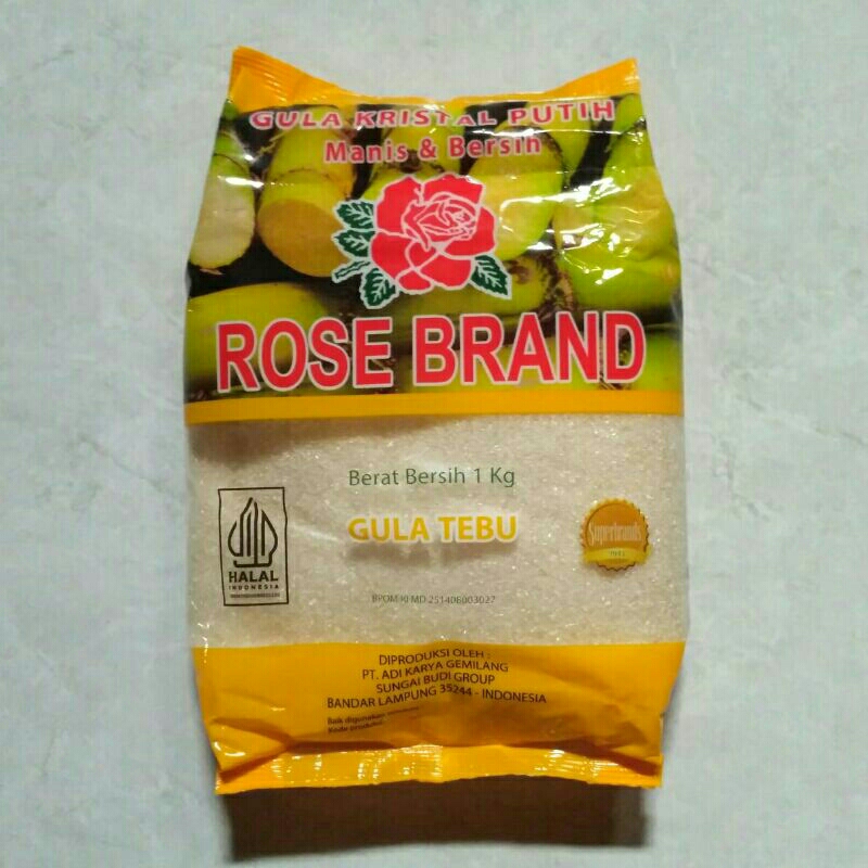Jual Gula Pasir Rose Brand 1Kg Kuning | Shopee Indonesia