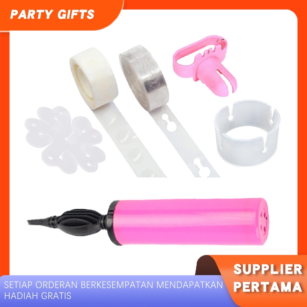Jual PARTYGIFTS Lem/Ring/Alat dekorasi balon/Klip balon/Ring balon/alat ...