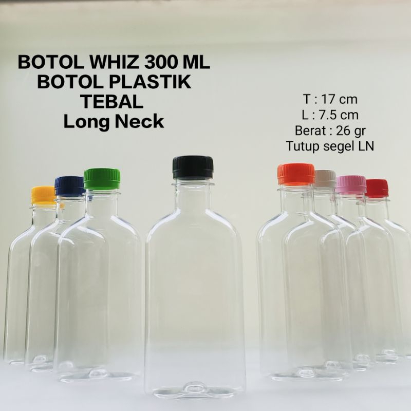 Jual BOTOL WHIZ 300 ML / BOTOL PLASTIK TEBAL (LN) | Shopee Indonesia