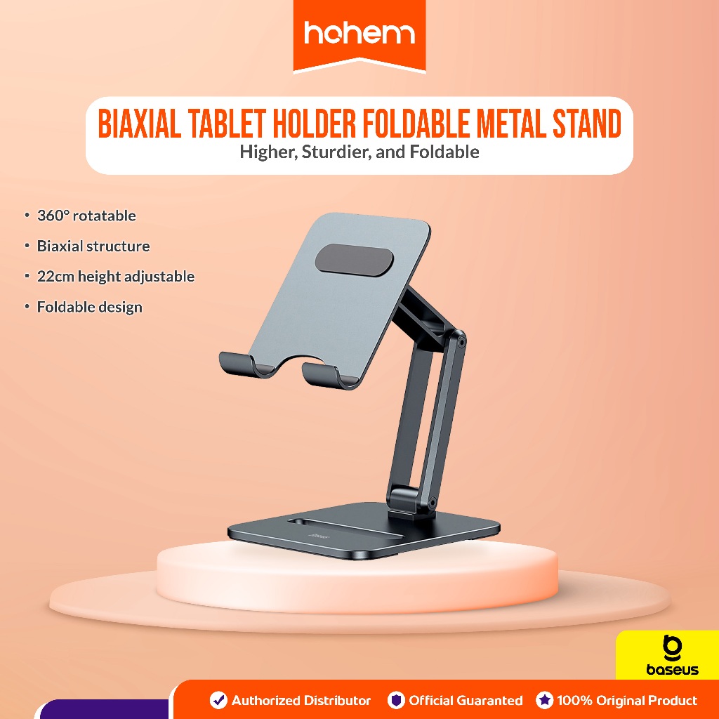 Jual Baseus Biaxial Tablet Holder Foldable Metal Stand Dudukan 360 ...