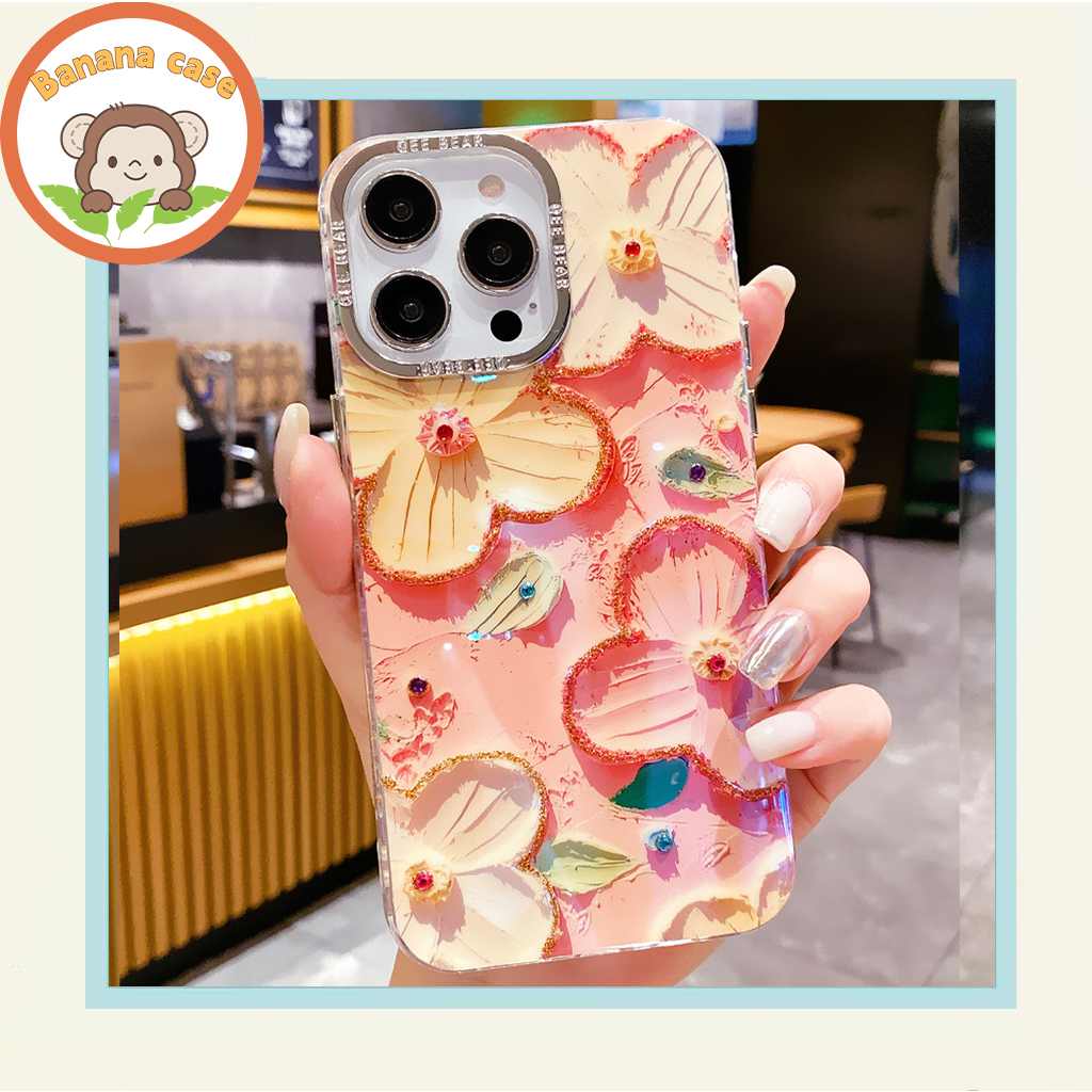 Jual （COD ready）Case Iphone FLORAL 3D SHOCKPROOF 11 12 13 14 15 PRO MAX ...