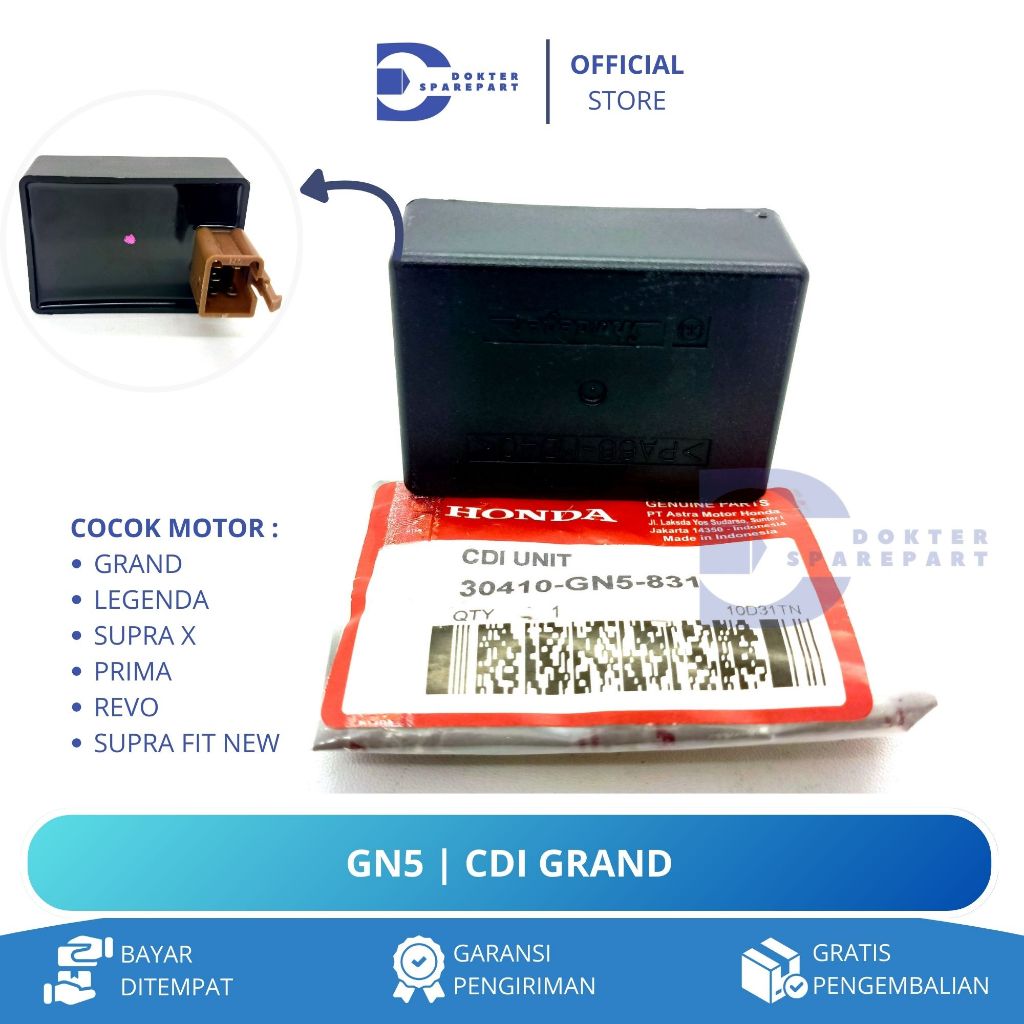 Jual GN5 CDI UNIT GRAND / LEGENDA / PRIMA / SUPRA X / SUPRA FIT NEW ...