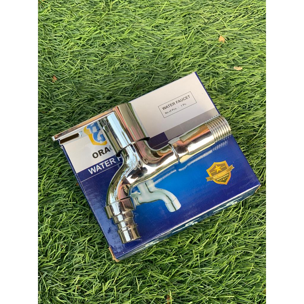 Jual Keran Air Tembok Taman Stainless Steel Chrome 1/2 Inch Kran Air ...