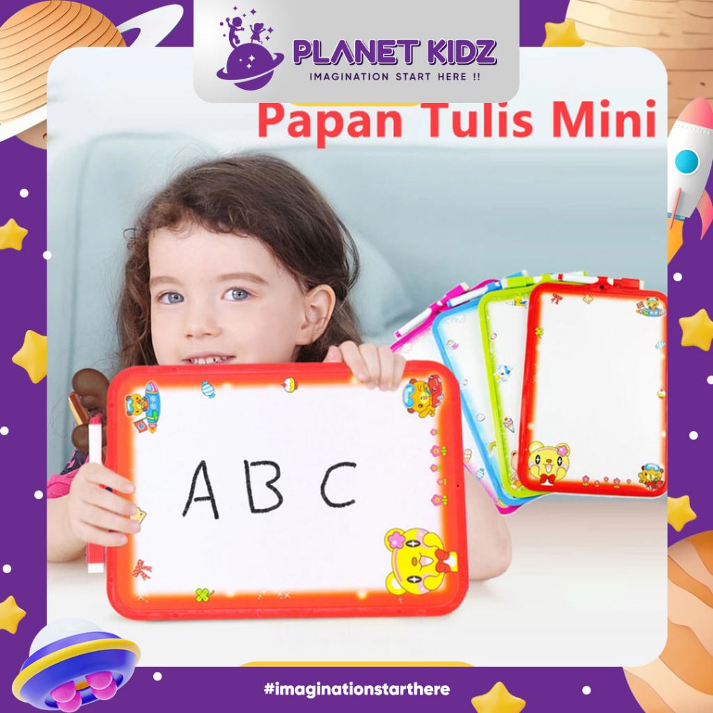 Jual PLANETKIDZ FK179 Papan Tulis mini Anak Karakter Lucu Writing Board ...