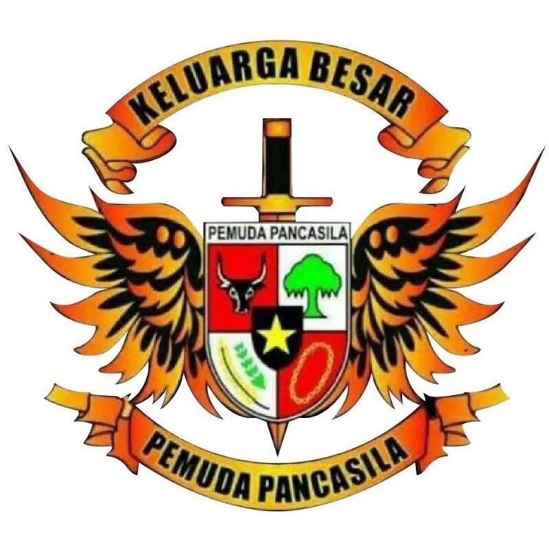 Jual stiker pemuda pancasila/stiker pp/stiker ormas/ 7x7cm isi 6 pcs ...