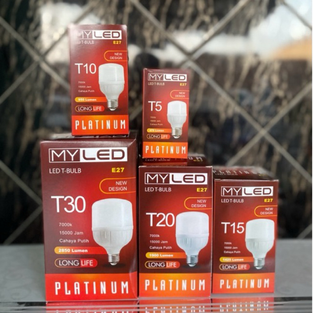 Jual LAMPU LED MYLED PLATINUM 5W 10W 15W 20W 30W CAHAYA PUTIH | Shopee Indonesia