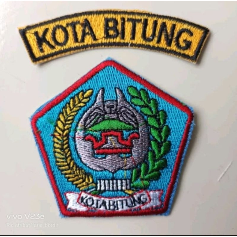 Jual BET BORDIR LOGO LAMBANG KOTA BITUNG, SULAWESI UTARA | Shopee Indonesia