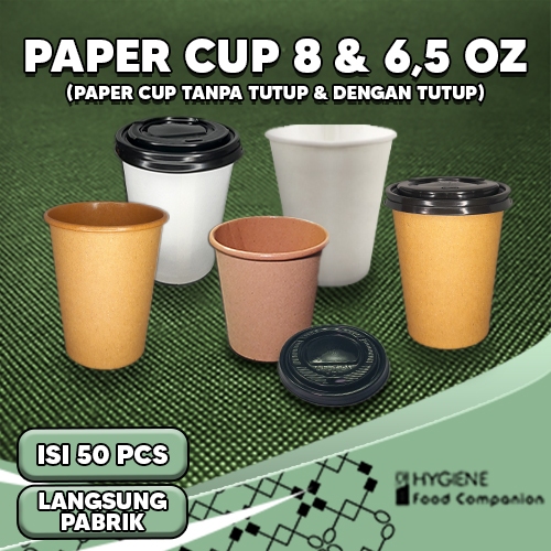 Jual Paper Cup Tahan Panas / Gelas Kertas Minuman/ Paper Cup Polos Grosir | Shopee Indonesia
