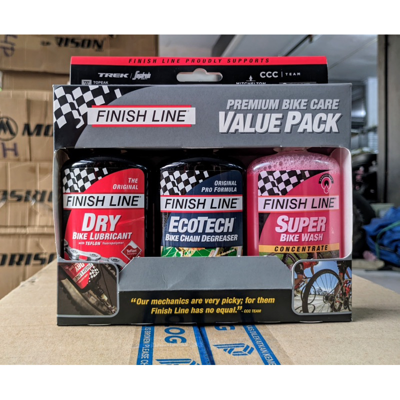 Jual Pelumas dan pembersih sepeda Finish Line Premium Bike Care Value ...