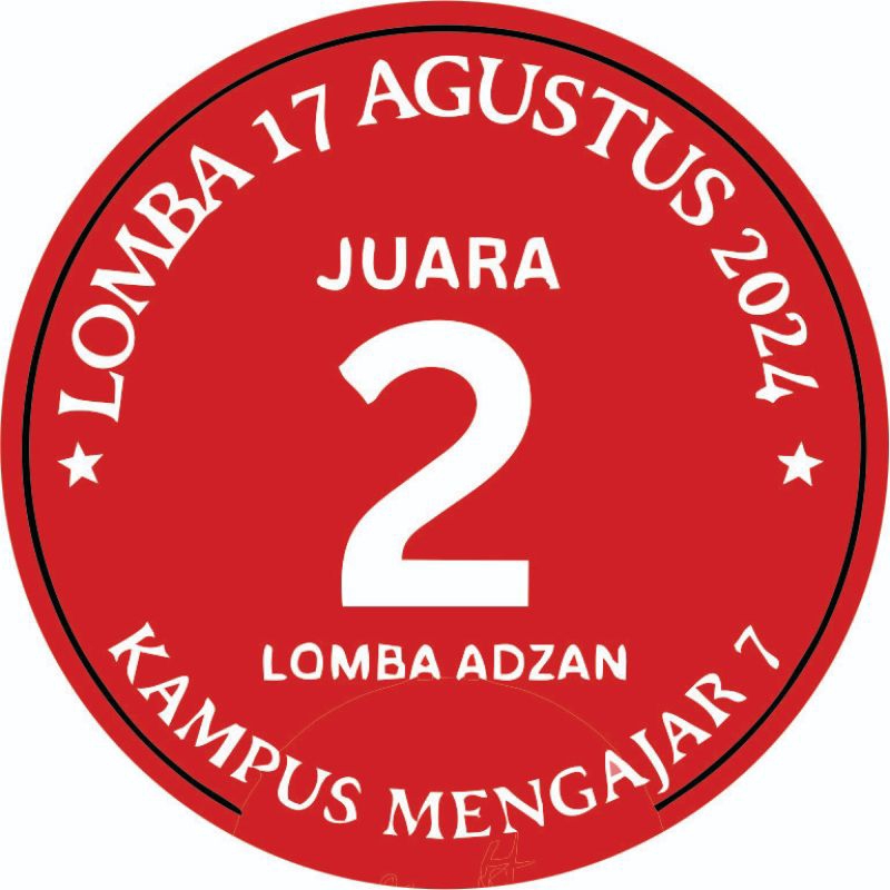 Jual Mendali Custom Kemerdekaan 17 Agustusan / Medali Perlombaan ...