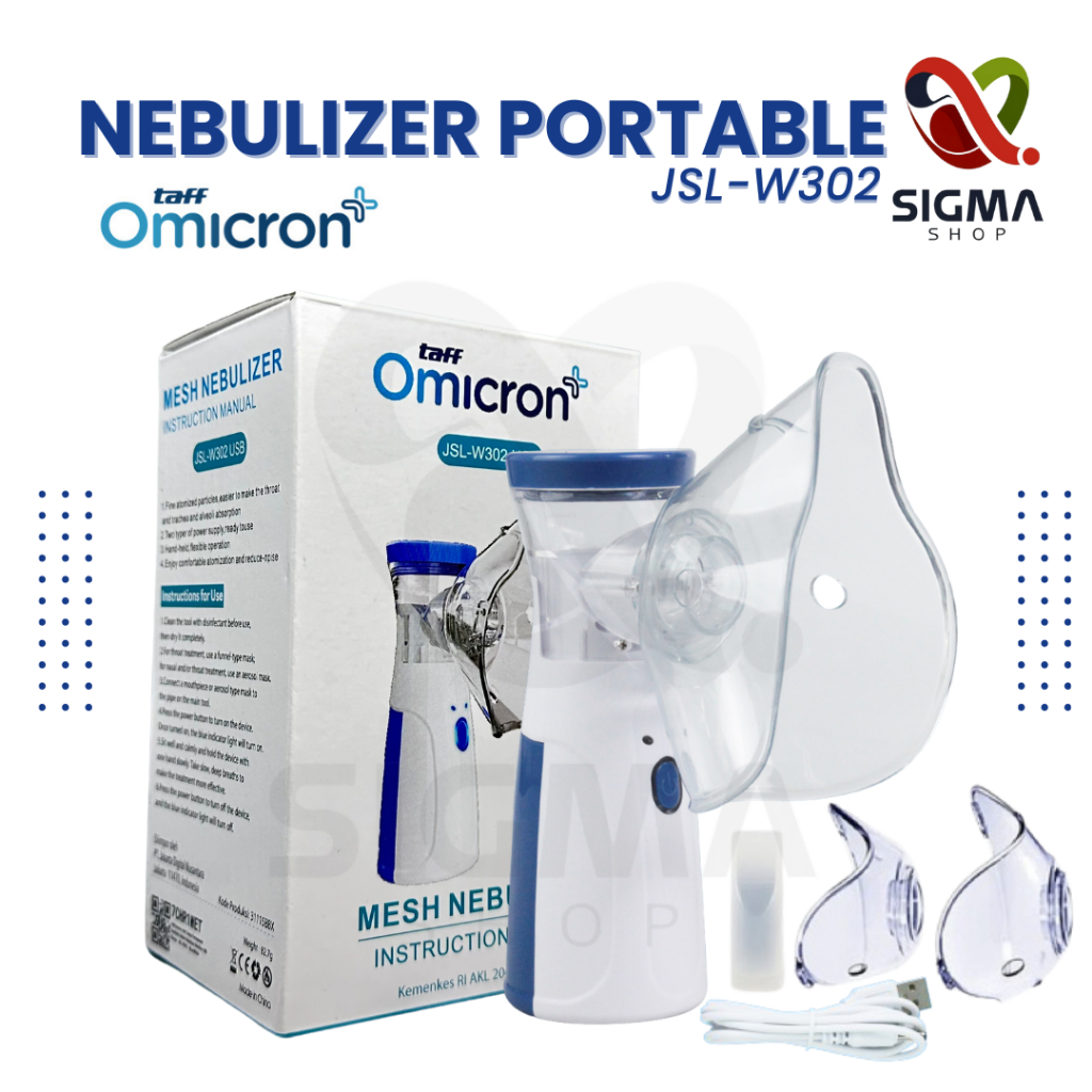 Jual Nebulizer Portable Anak Alat Terapi Pernapasan Handheld Inhaler Nebulizer Machine Terapi ...