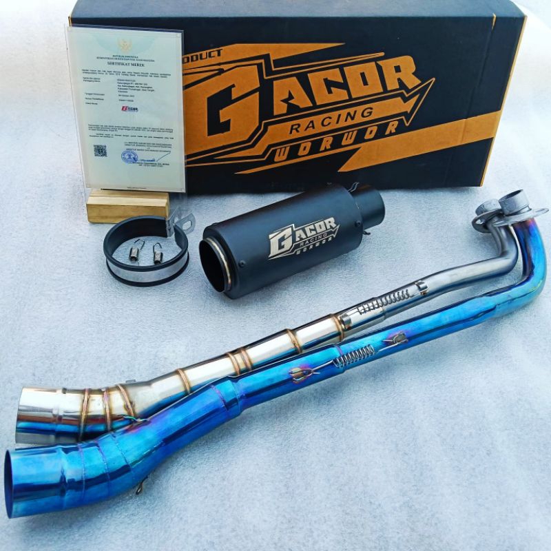 Jual KNALPOT RACING GACOR ORIGINAL MOTOR BEBEK GRAND JUPITER Z JUPITER ...
