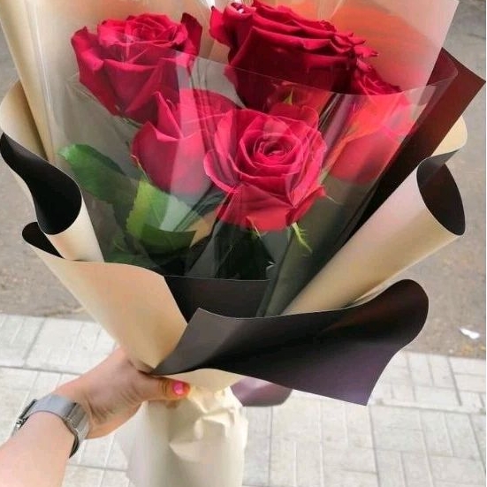 Jual Classic rose bouquet | buket bunga mawar hidup fresh asli, untuk ...