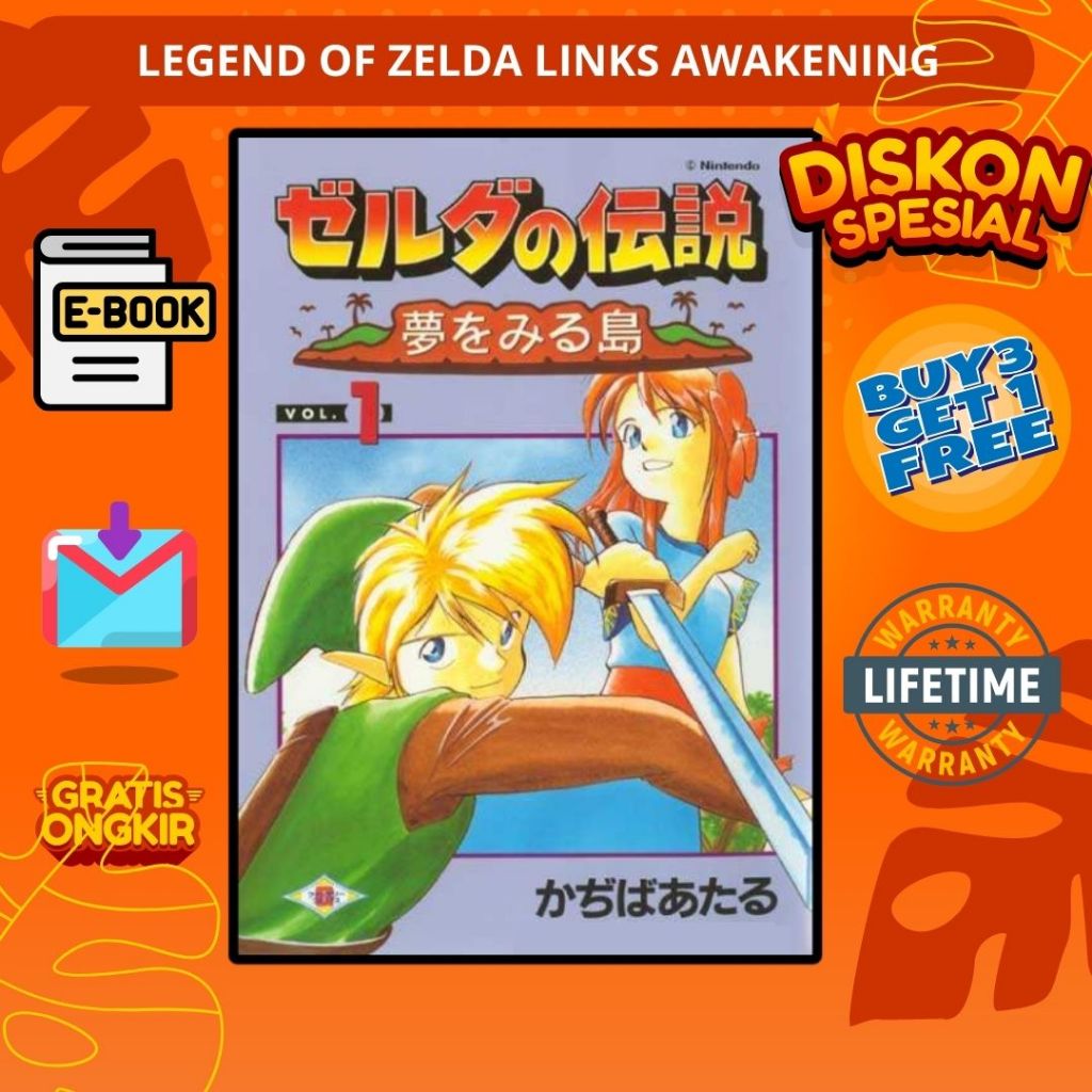 Jual Komik Digital Legend of Zelda Link's Awakening Bahasa Inggris ...