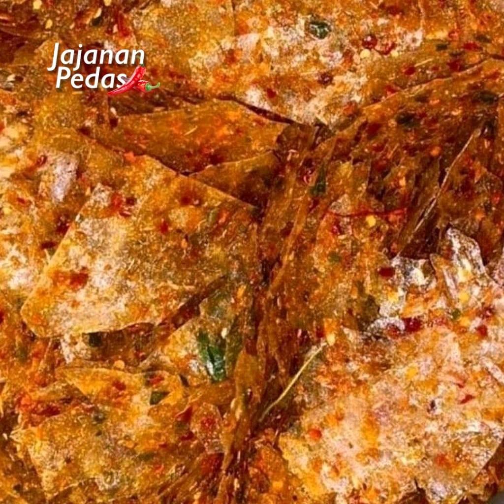Jual Keripik Kaca Pedas Daun Jeruk Bumbu Basah 500gr Camilan Pedas ...
