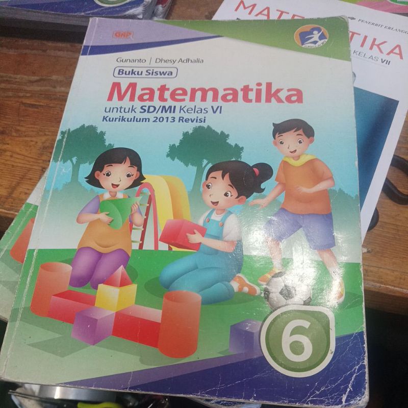Jual buku matematika GAP Gunanto kelas 6 SD bekas original | Shopee ...