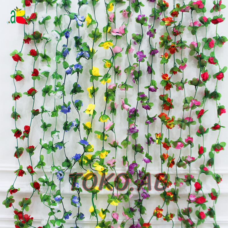 Jual DEKORASI RUMAH BUNGA MAWAR ARTIFICIAL MINI 200 B8332 DEKORASI ...