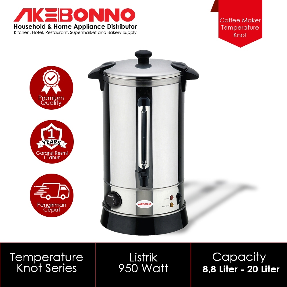 Jual AKEBONNO Coffee Maker / Water Boiler Temprature Knob 20 Liter - ZJ ...