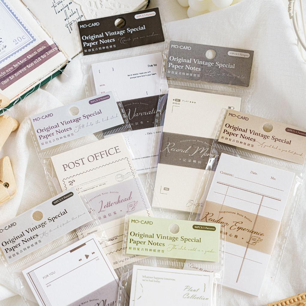 Jual Original Vintage Special Paper Notes (30 sheet) | Shopee Indonesia
