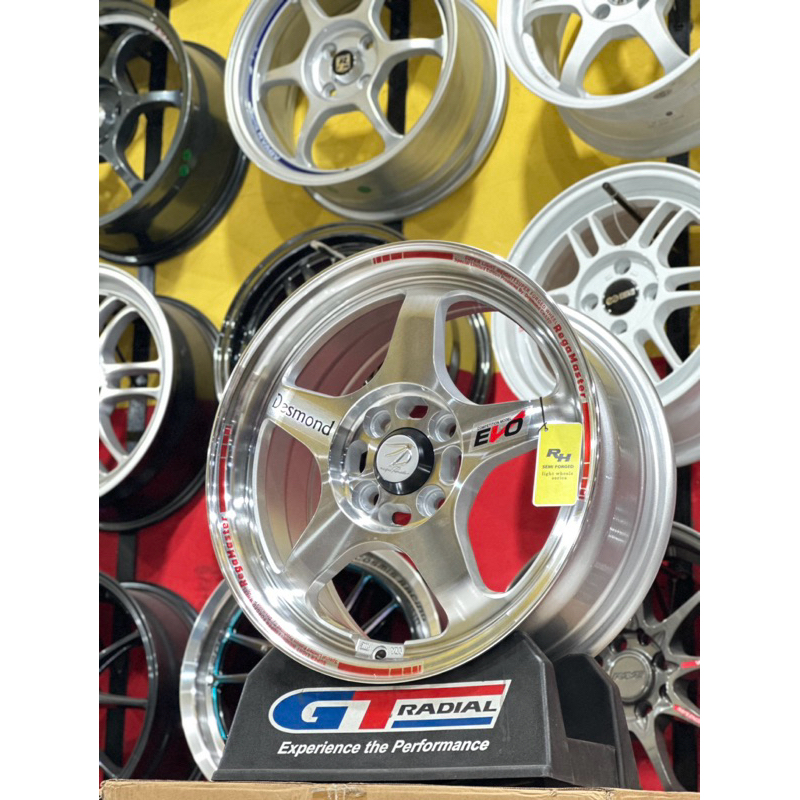 Jual Velg Evo Regamaster R15 Pcd 4x100 Lebar 6,5 Kondisi Baru | Shopee ...