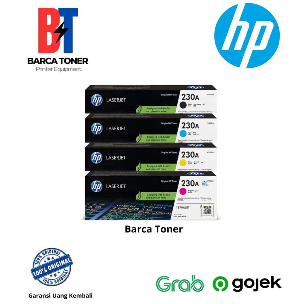 Jual Toner HP 230A Black & Colors Original Laserjet | Shopee Indonesia