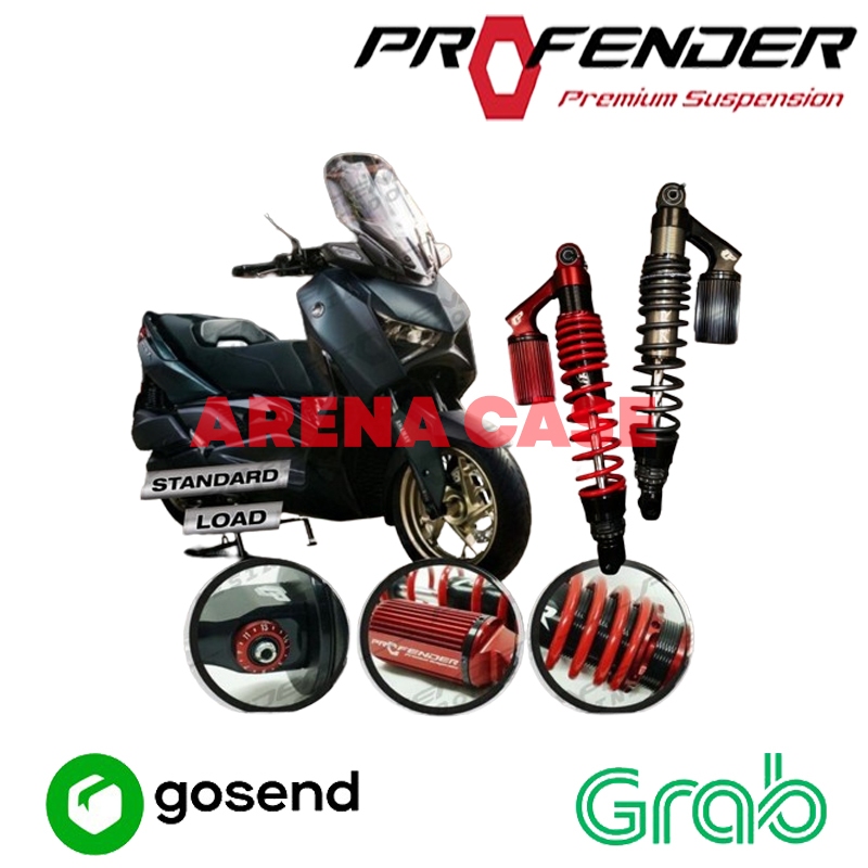 Jual Shockbreaker Yamaha XMAX 250 300 17+ - STD 350mm LOAD 330mm ...