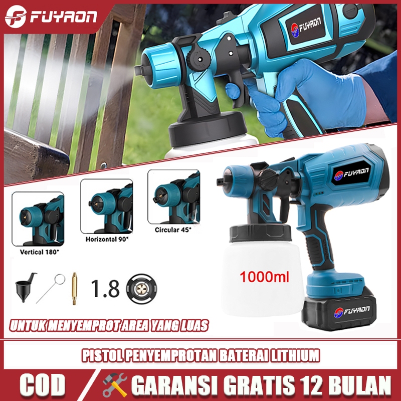 Jual FUYAON Alat Semprot Cat Electric Spray Gun 1000ML Pistol Semprot ... Jual FUYAON Alat Semprot Cat Electric Spray Gun 1000ML Pistol Semprot ...