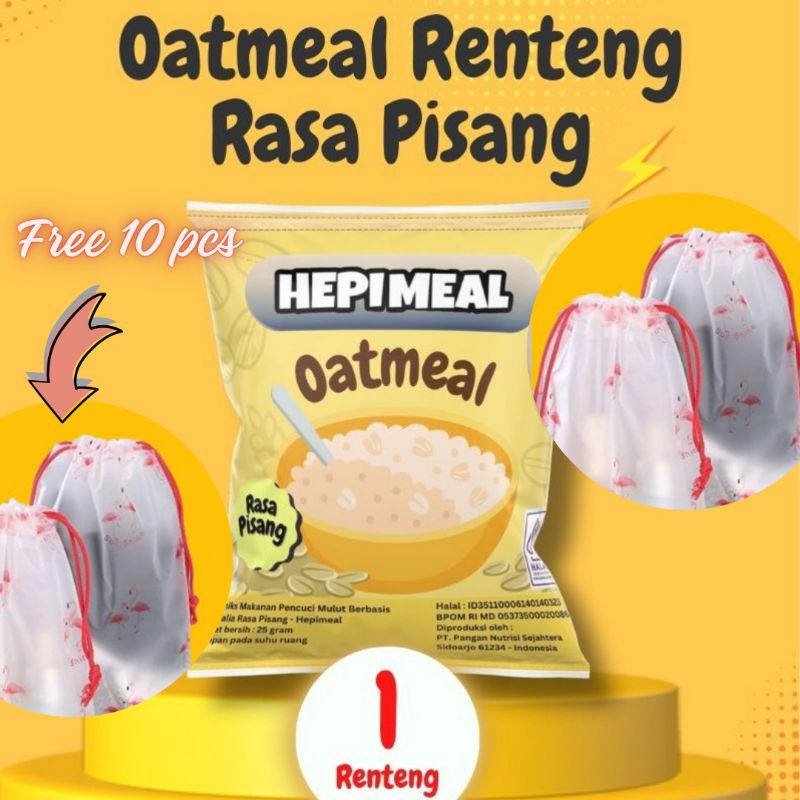 Jual Oatmeal Pisang HEPIMEAL makanan untuk Bayi Hingga Dewasa Baik ...