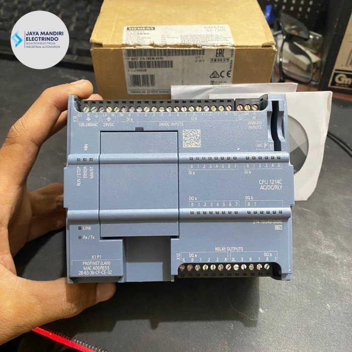 Jual SIEMENS S7-1200 PLC CPU 1214C 6ES7214-1BG40-0XB0 MURAH | Shopee ...