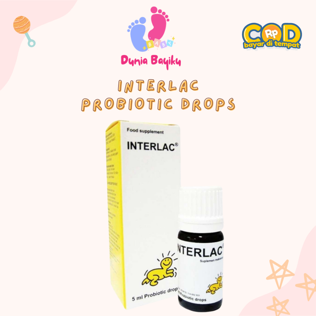 Jual Interlac Probiotik Drops 5ml - Menjaga Kesehatan Saluran ...