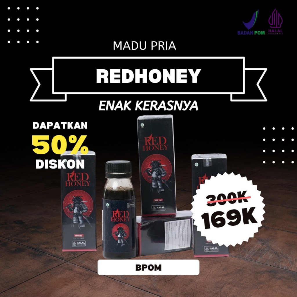 Jual REDHONEY Madu Kuat Paten 100% AMPUH TOP INSTANT NAIK Aman BPOM ...