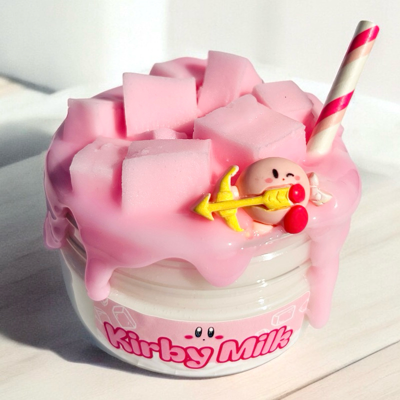 Jual ZENIN Kirby Milk Slime | Shopee Indonesia