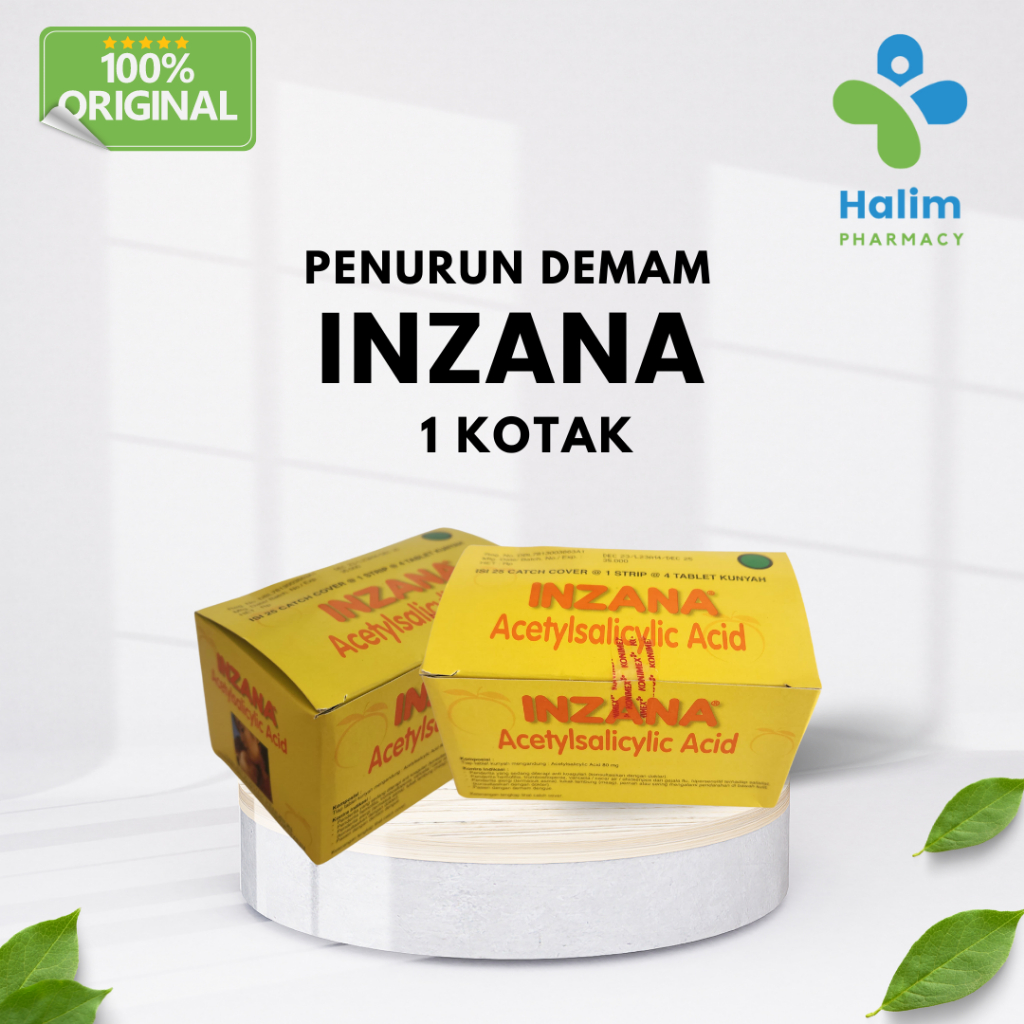 Jual Inzana Penurun Demam - 𝗧𝗘𝗥𝗠𝗨𝗥𝗔𝗛 𝟭 KOTAK | Shopee Indonesia