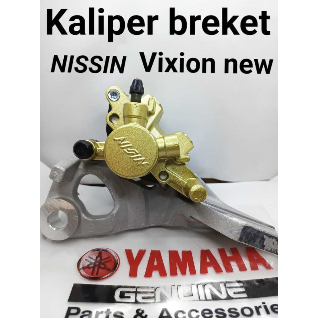 Jual KALIPER PALA BABI BELAKANG SET BREKET VIXION NEW MX KING ORIGINAL NISSIN | Shopee Indonesia