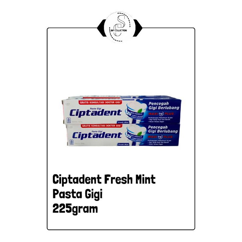 Jual Ciptadent Pasta Gigi Fresh Mint 225gram | Shopee Indonesia