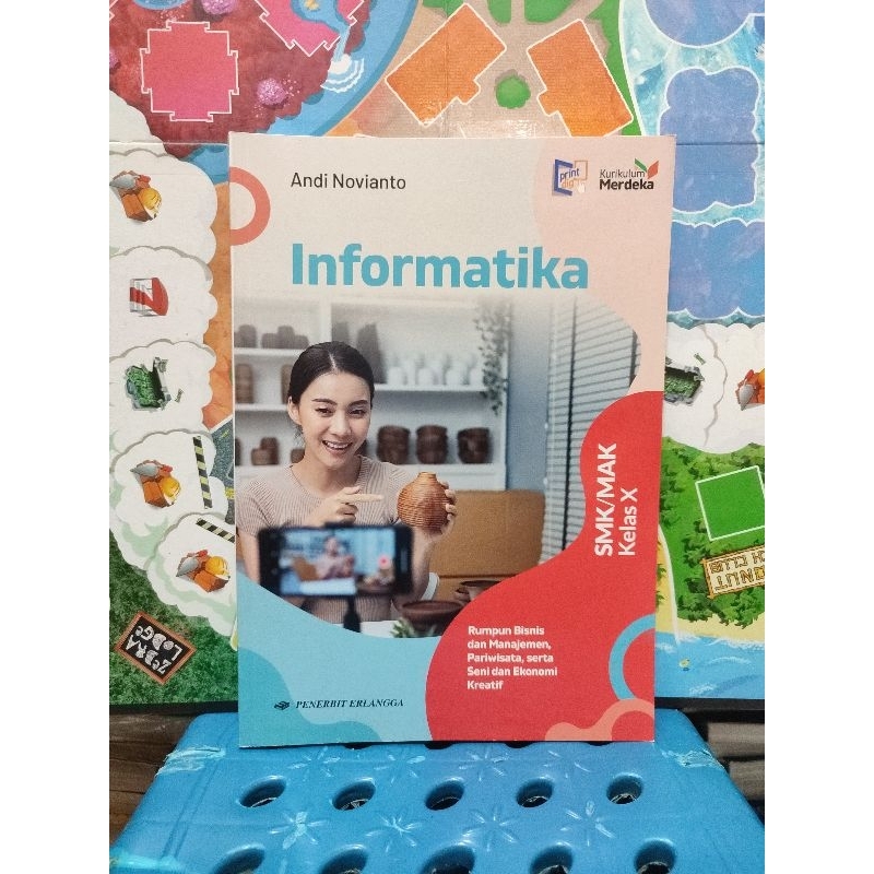 Jual Buku informatika untuk SMK kelas 1 X 10 kurikulum merdeka erlangga | Shopee Indonesia