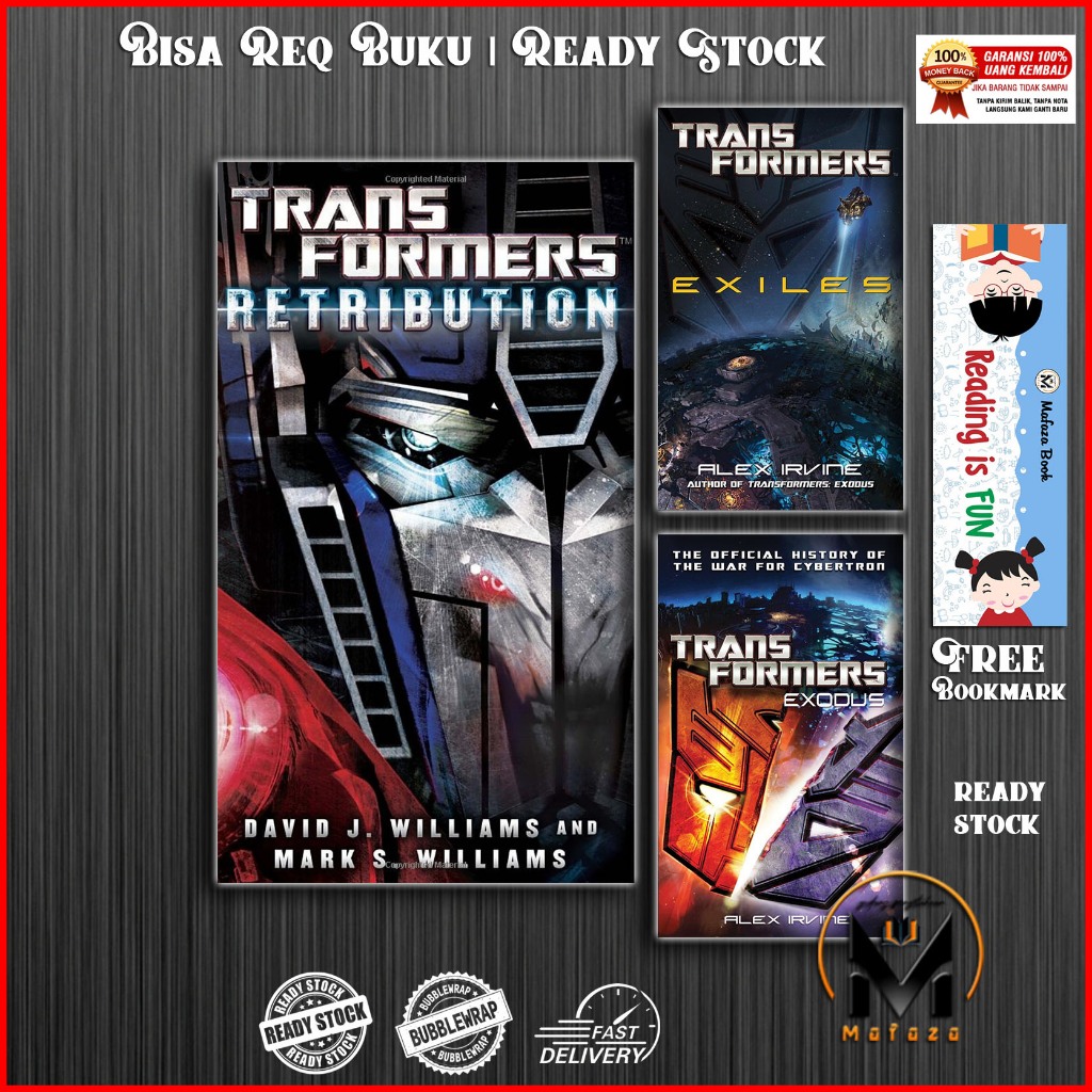 Jual Transformers : Exiles | Exodus | Retribution by Alex Irvine ...