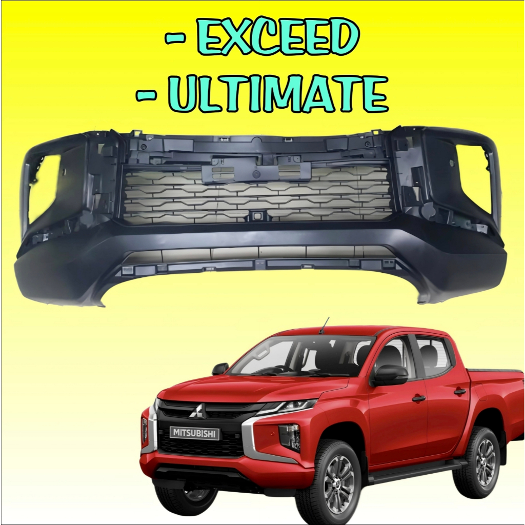 Jual bumper strada triton 2019 2020 2021 2022 2023 bemper depan gls ...