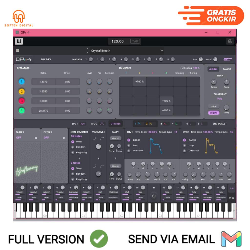 Jual AIR Music Technology - OPx-4 - VST Plugin | Shopee Indonesia
