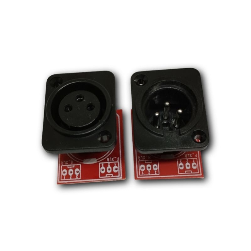 Jual pcb xlr pcb Jack canon pcb Jack xlr male kaki bengkok pcb Jack xlr ...