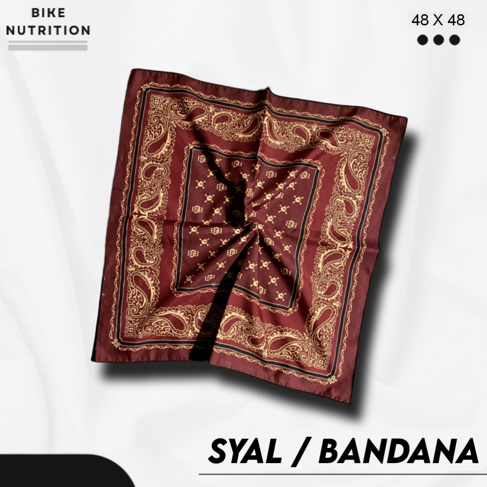 Jual SLAYER BANDANA SCARF SAL SYAL PAISLEY MASKER DEBU BANDANA BUFF ...